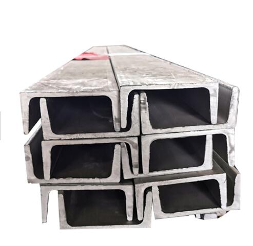 Hollow Section Brushed Stainless Steel U Channel Mill Finished Plain End